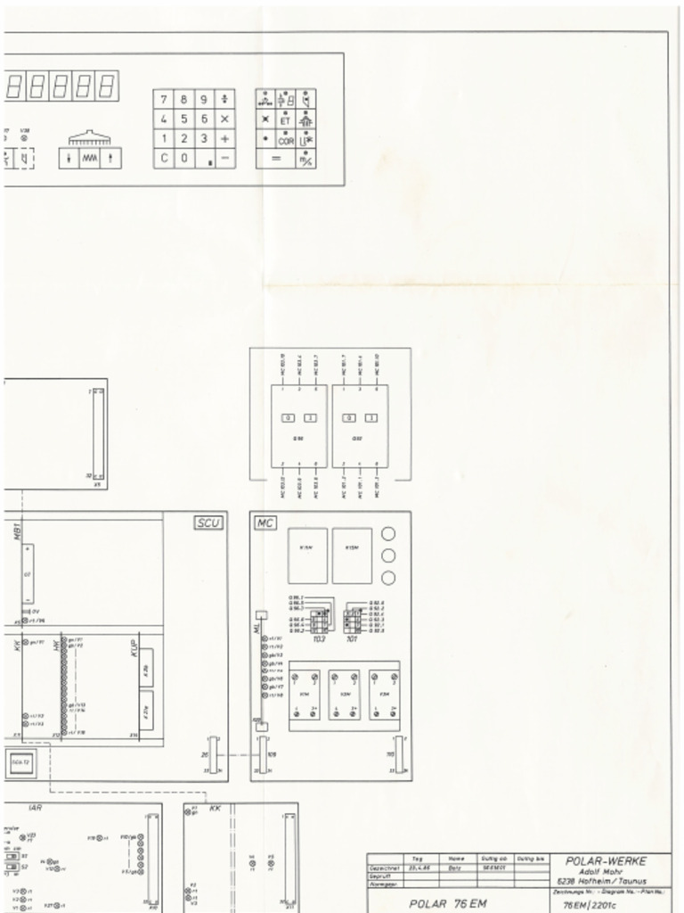 Polar 76 Schema Electronica | PDF