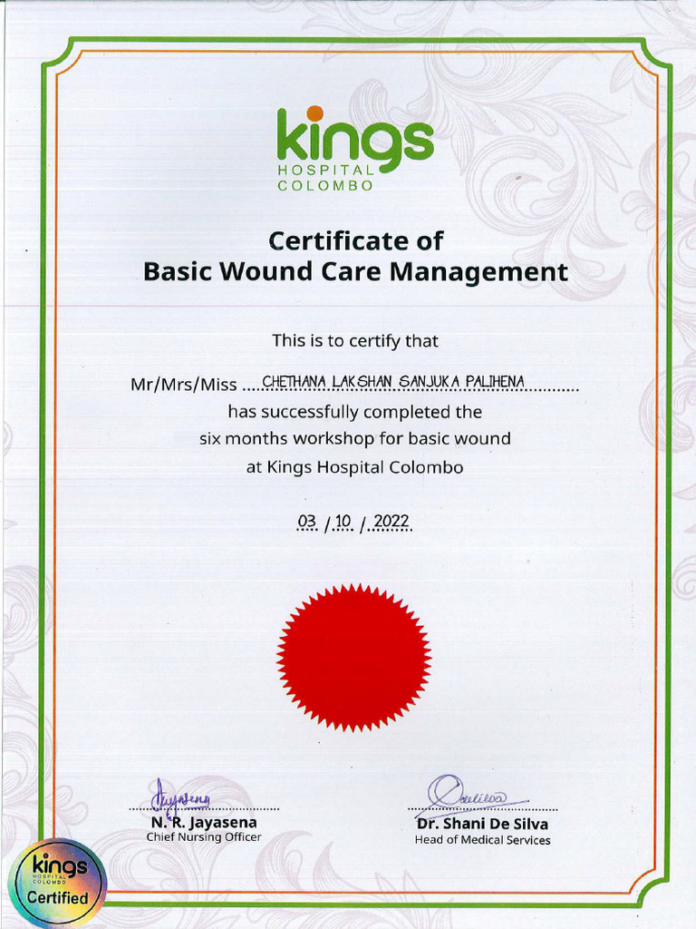 Hospital Courese | PDF