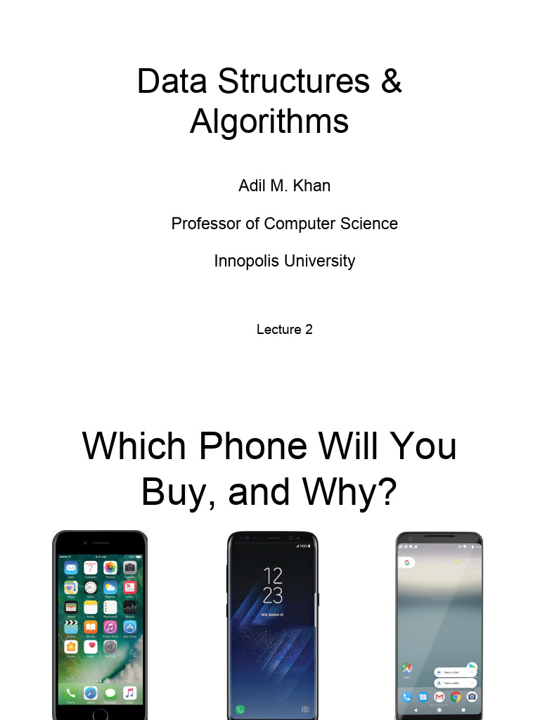 Lecture 2 DSA | PDF Lecture 2 DSA | PDF