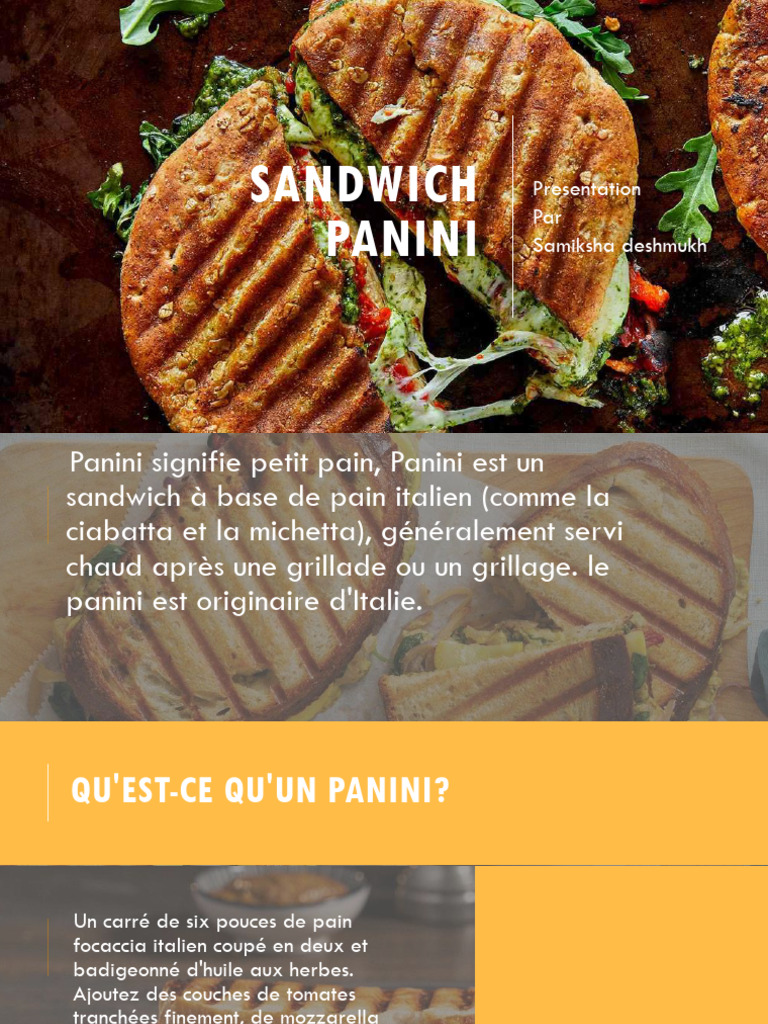 Panini Sandwich | PDF