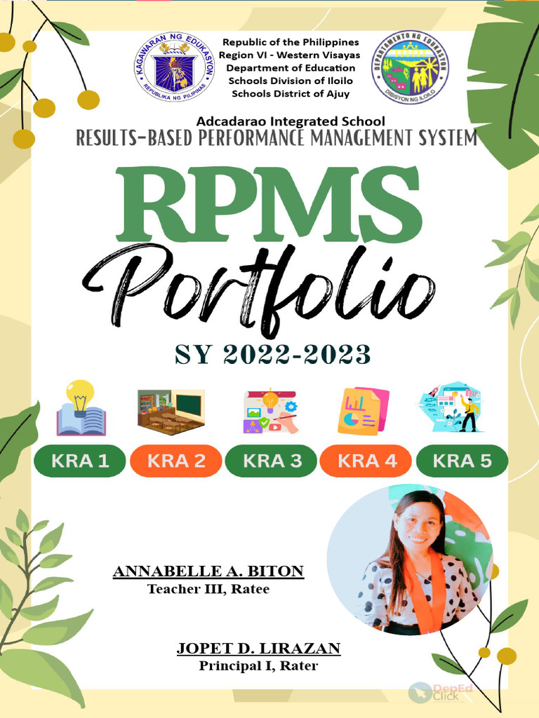 RPMS 2023 Biton Final | PDF | Learning | Curriculum