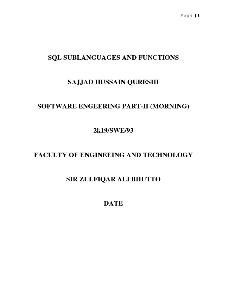 Database Assignment | PDF