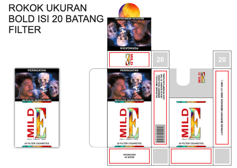 Contoh Desain Kemasan Rokok 123 | PDF