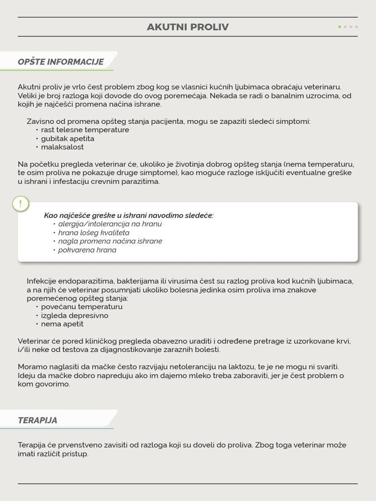 Akutni Proliv | PDF