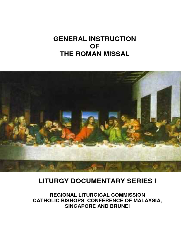 GIRM | PDF | Mass (Liturgy) | Eucharist