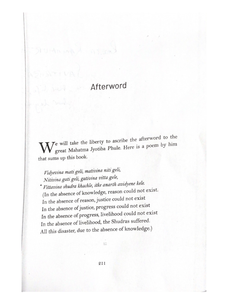 Phule Poem | PDF