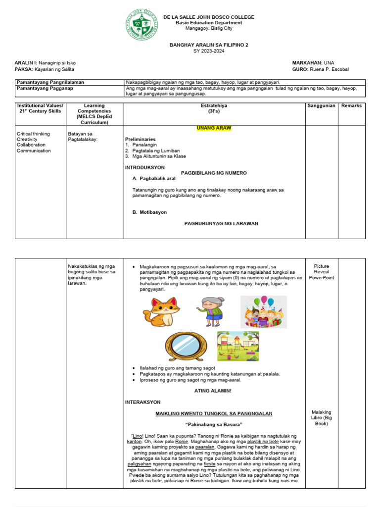 DLP Pangngalan G3 | PDF