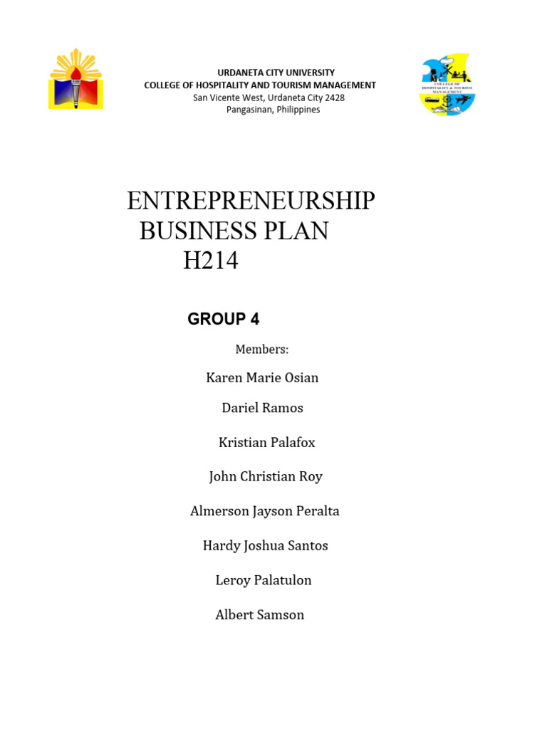 ENTREP BUSINESS PLAN (H214) GR 4 BSHM | PDF | Marketing | Economies