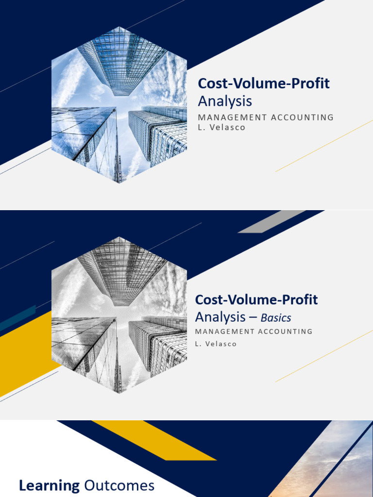 Cost-Volume-Profit Analysis Basics | PDF | Finance & Money Management