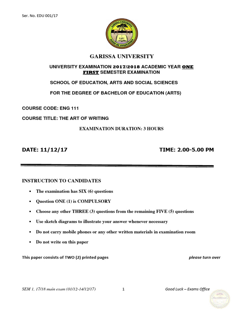 16 - Eng 111 The Art of Writting | PDF