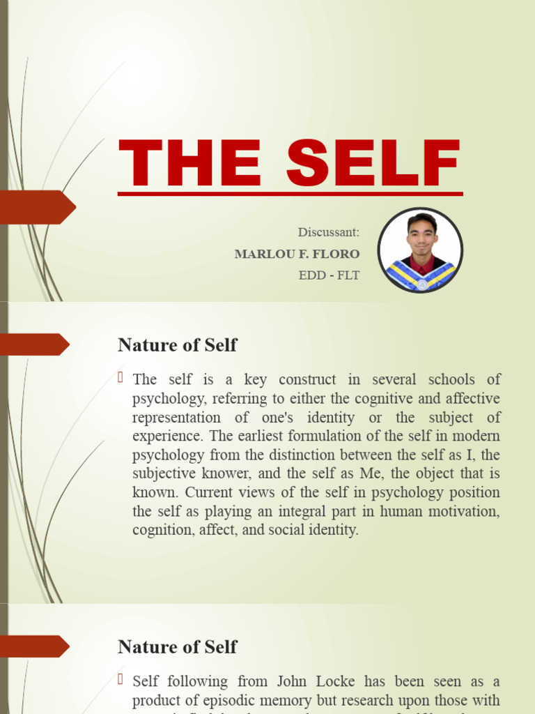 Self | PDF | Science & Mathematics | Self-Improvement