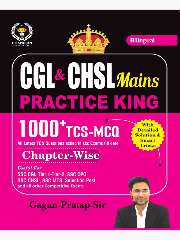 CGL & CHSL Practice King Book All TCS Questions Gagan Pratap Sir | PDF