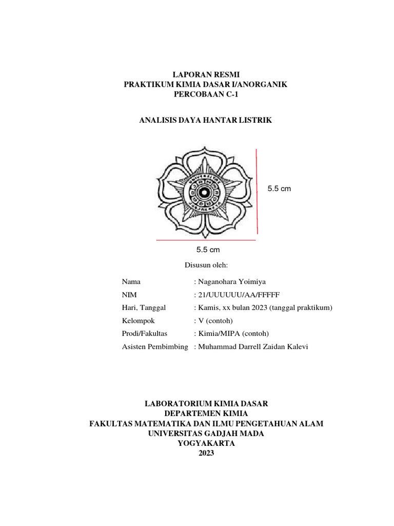 Format Laprak C-1 | PDF