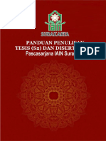 Pedoman Penulisan Tesis UGM | PDF