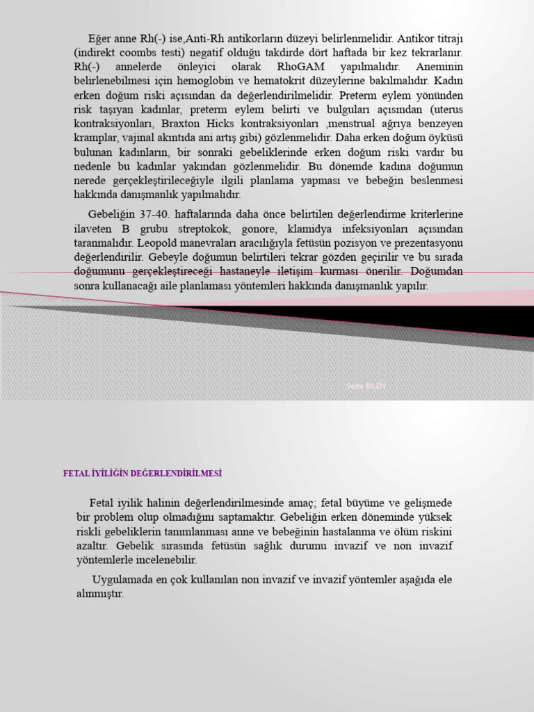 Kadın Doğum Sunumu Seda | PDF