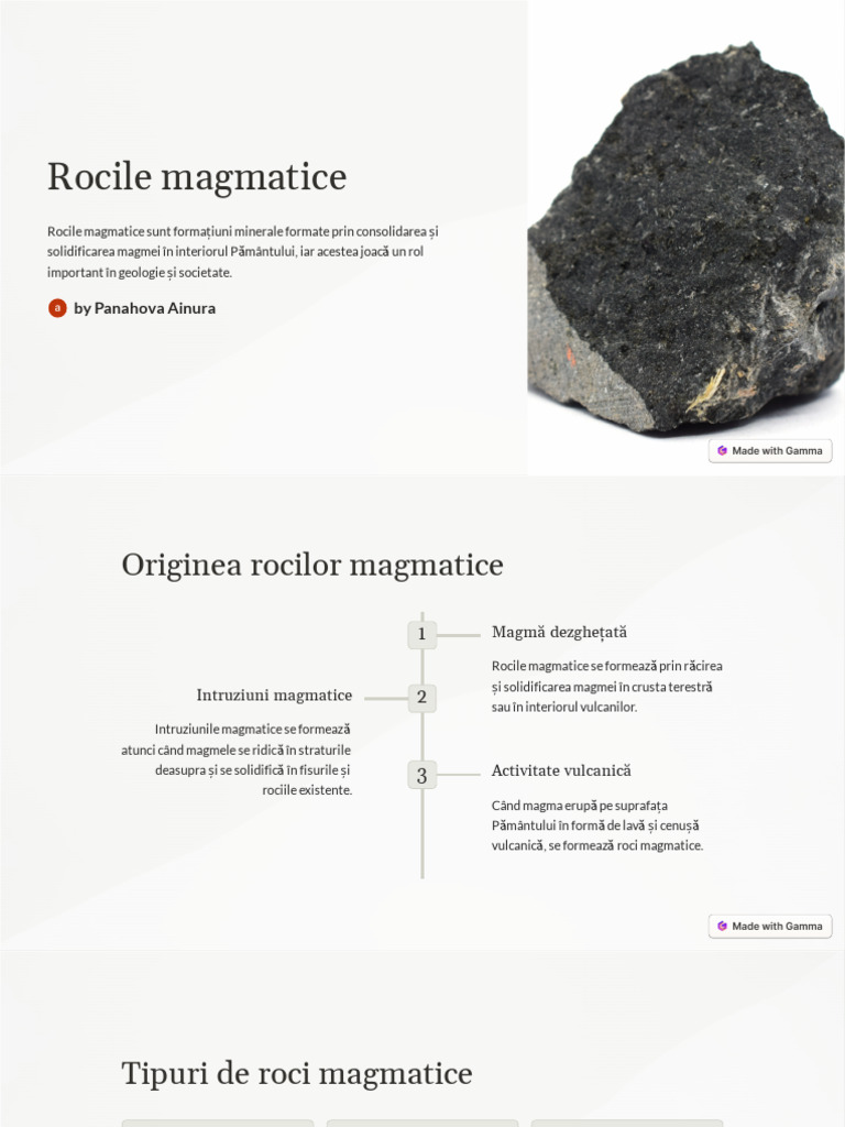 Rocile Magmatice | PDF