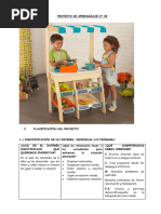 UNA TIENDA EN NUESTRA AULA. Proyecto | PDF | Aprendizaje | Salón de clases