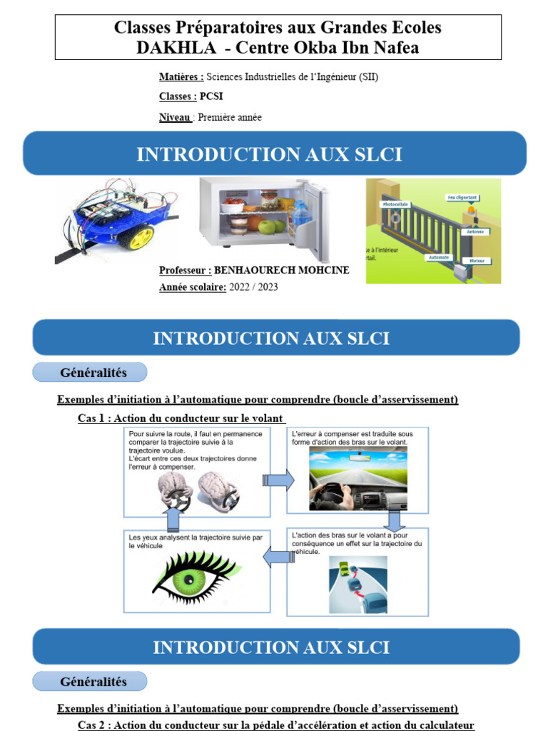 Introduction Aux Slci | PDF