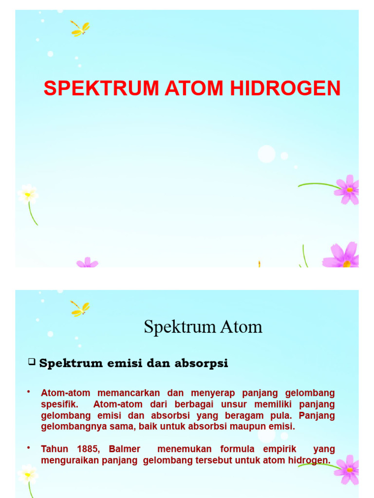 SPEKTRUM ATOM HIDROGEN (Share) | PDF