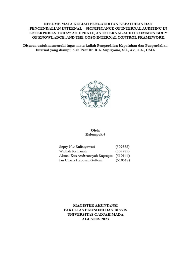 RMK 1 - Group 2 | PDF | Karier & Perkembangan | Bisnis