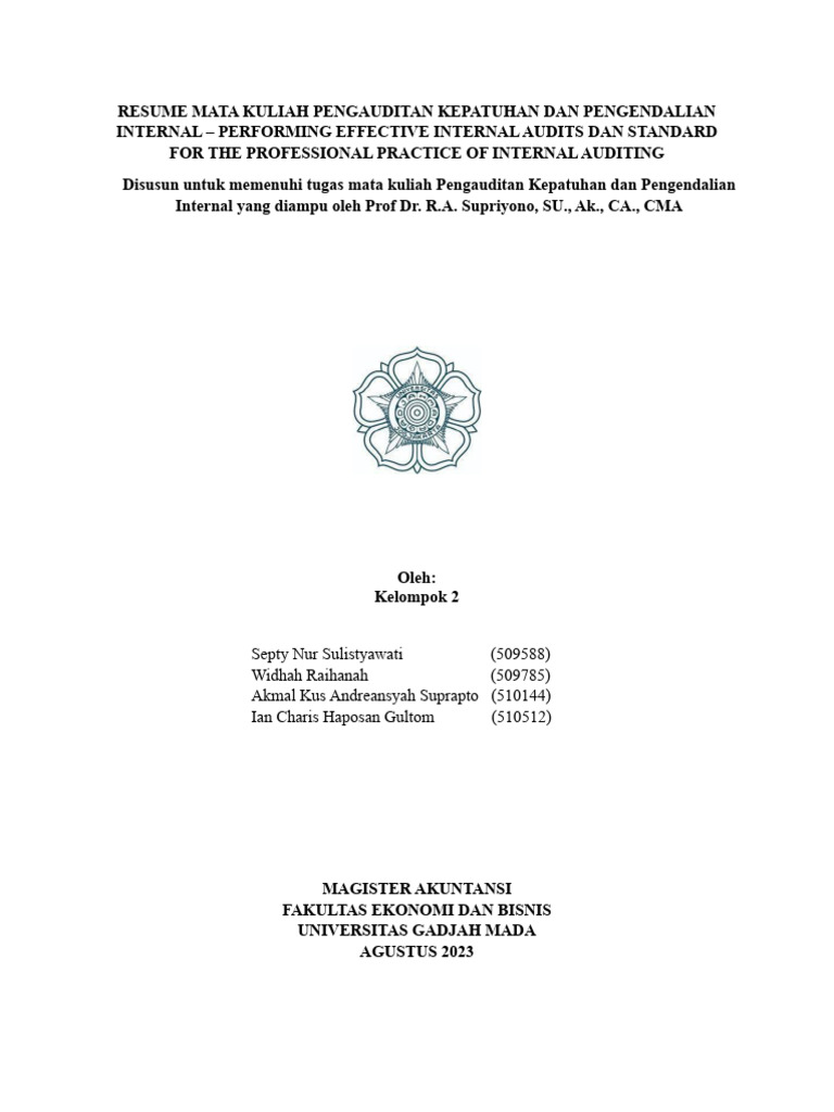 RMK 4 - Group 2 | PDF