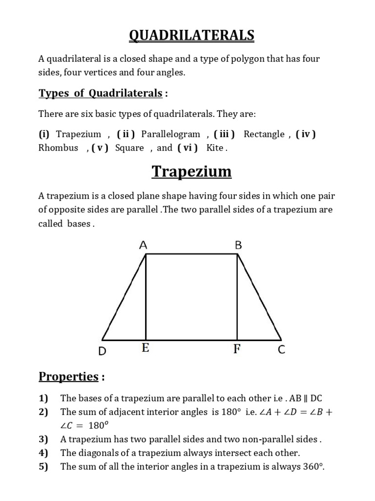 Quadrilateral S | PDF | Rectangle | Classical Geometry