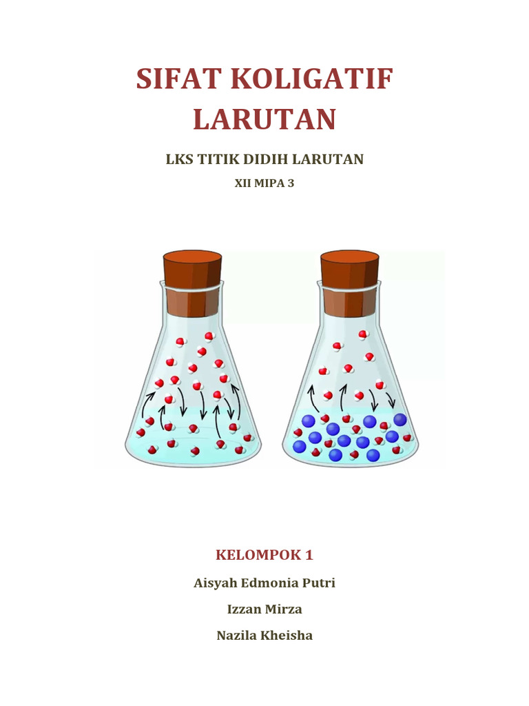 Sifat Koligatif Larutan | PDF | Sains & Matematika