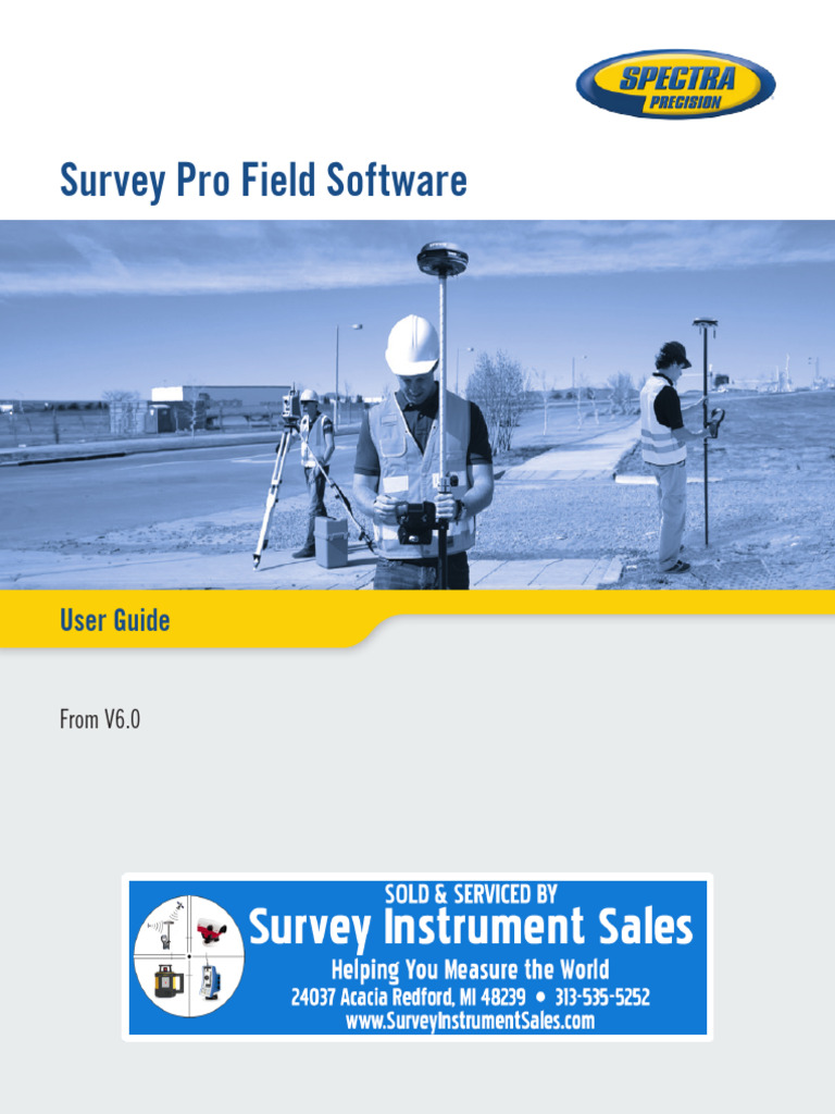 Spectra Geospatial SurveyPro Manual | PDF
