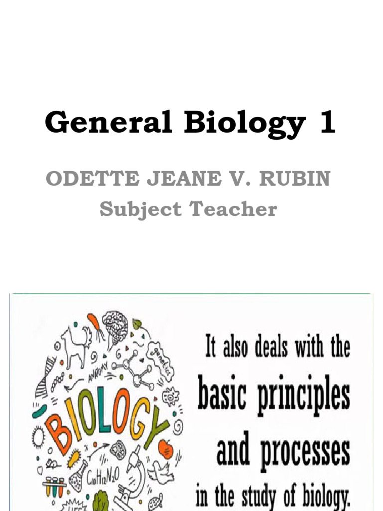 General Biology 1 q1 Week 1 | PDF