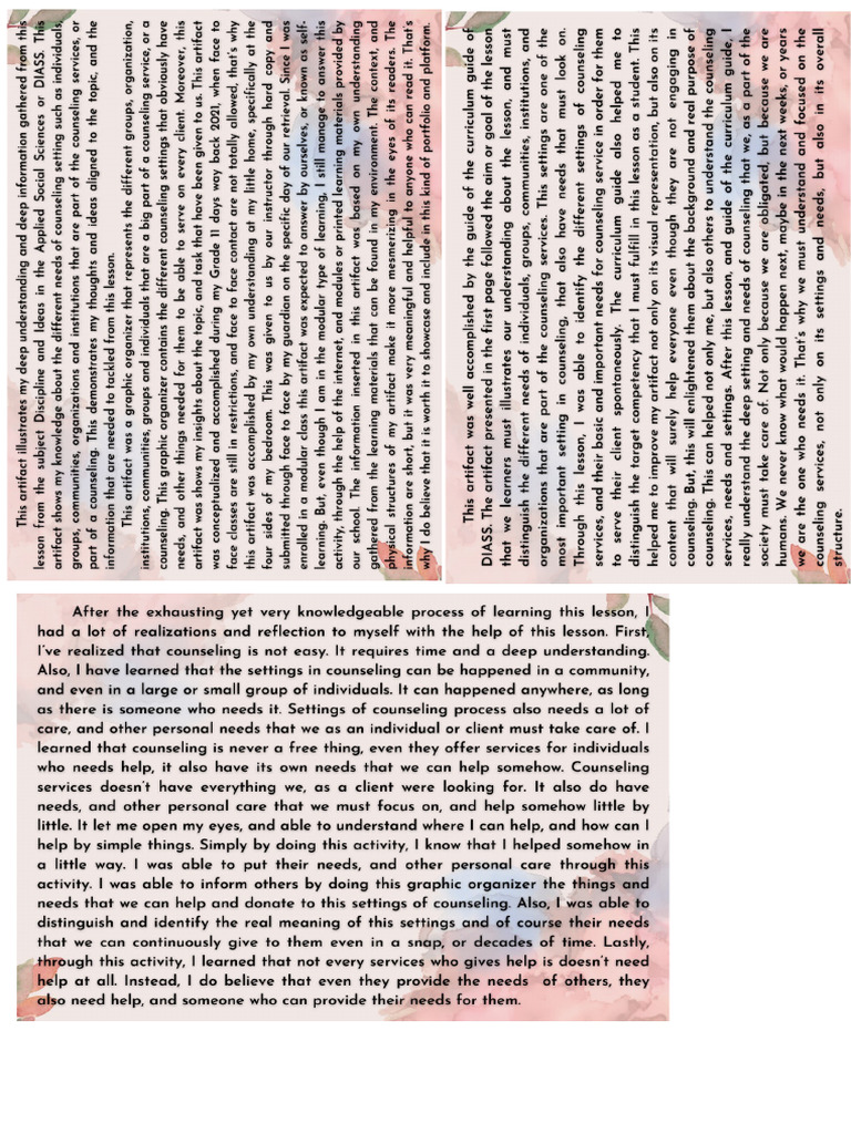 Diass Artifact | PDF