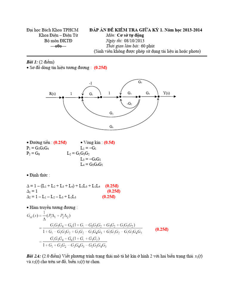Dap An Dethi CSTD GK1 1314 | PDF
