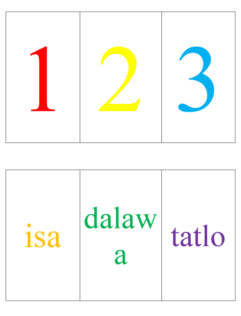 123-Isa Dalawa Tatlo | PDF