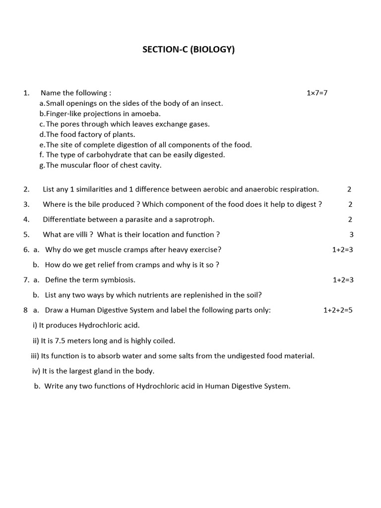 Biology Class 7 Pdf