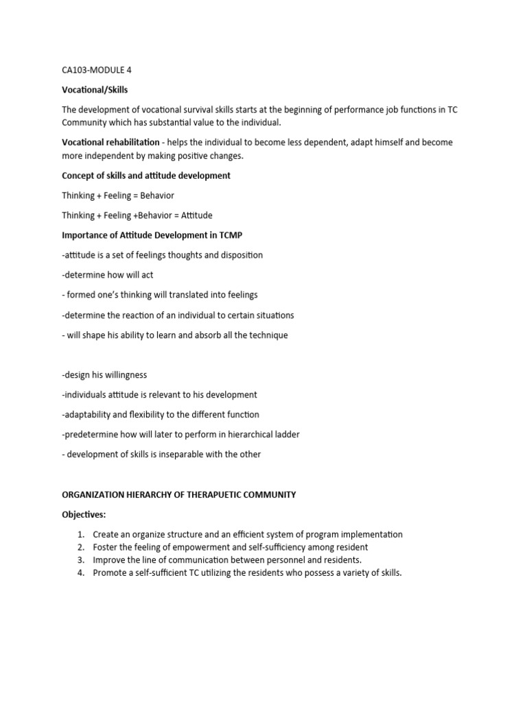 Ca103 Notes Module 4 | PDF | Career & Growth | Business