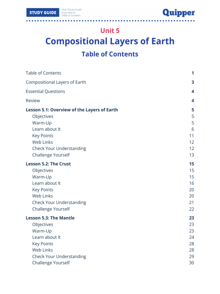 Compositional Layers of Earth Explained | PDF | Plate Tectonics | Earth ...