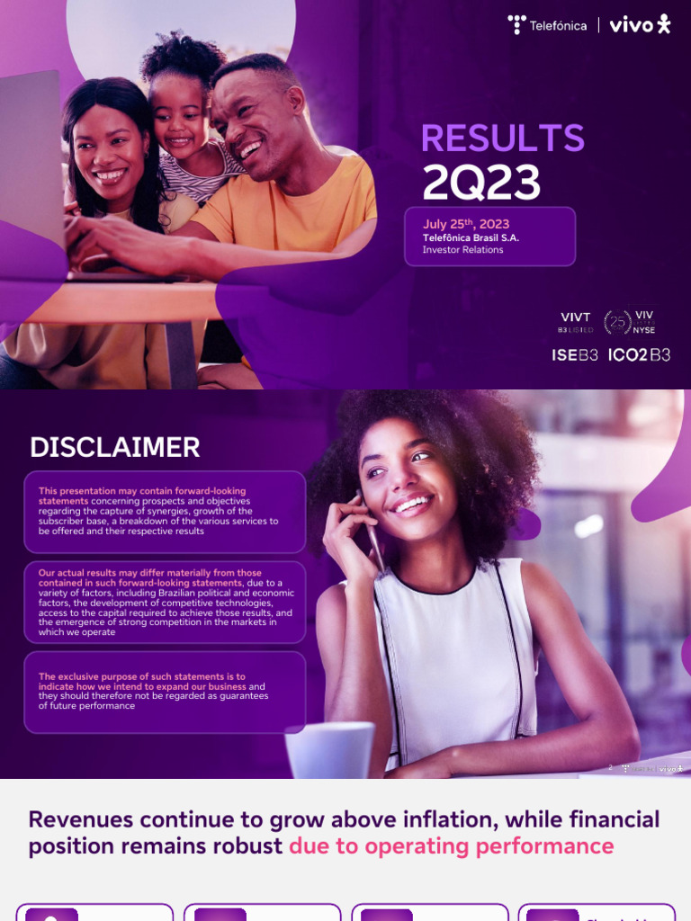2928 Telefonica Brasil Presentation 2Q23 | PDF