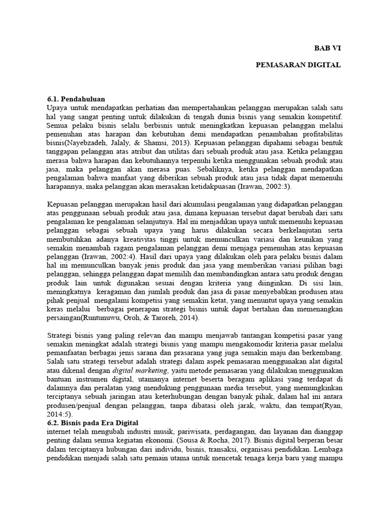 6 MBD Pemasaran Digital | PDF