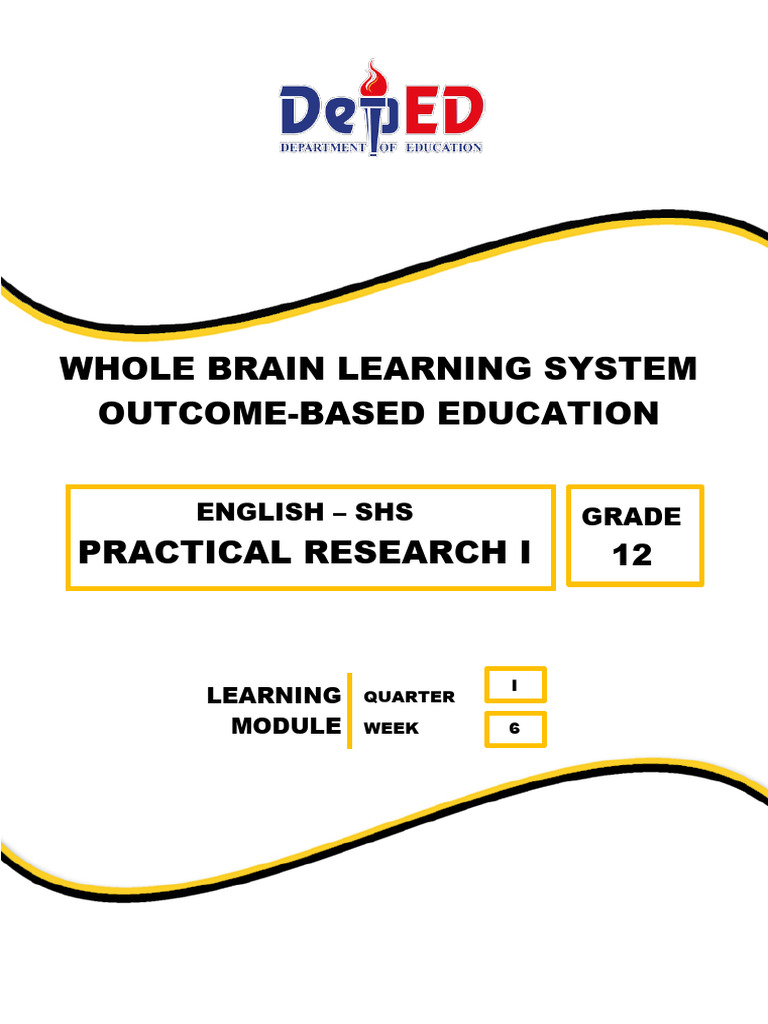 Practical Research 1 Q1 Week 6 | PDF