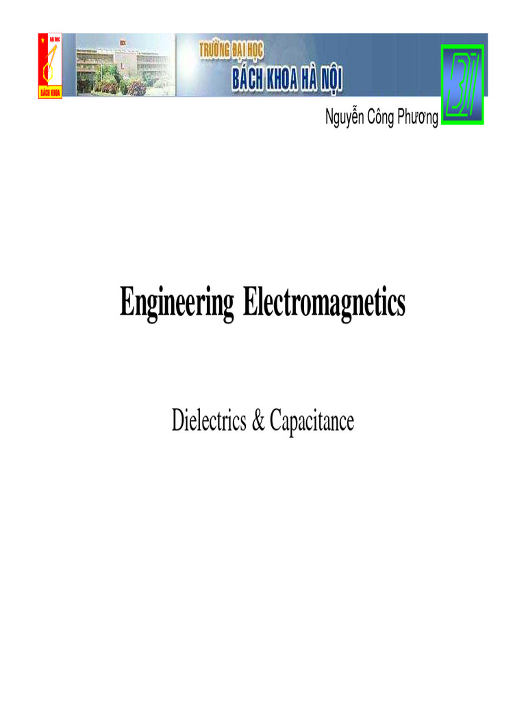 06 Dielectrics Capacitance 2018mk | PDF | Magnetic Field | Physics