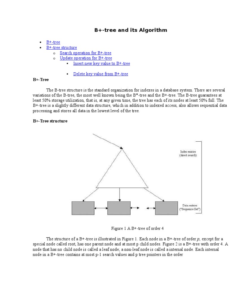 B Tree Pdf Data Management Algorithms And Data Structures