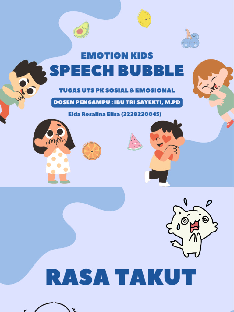 Elda Rosalina Elisa (2228220045) Emotion Kids Speech Bubble | PDF