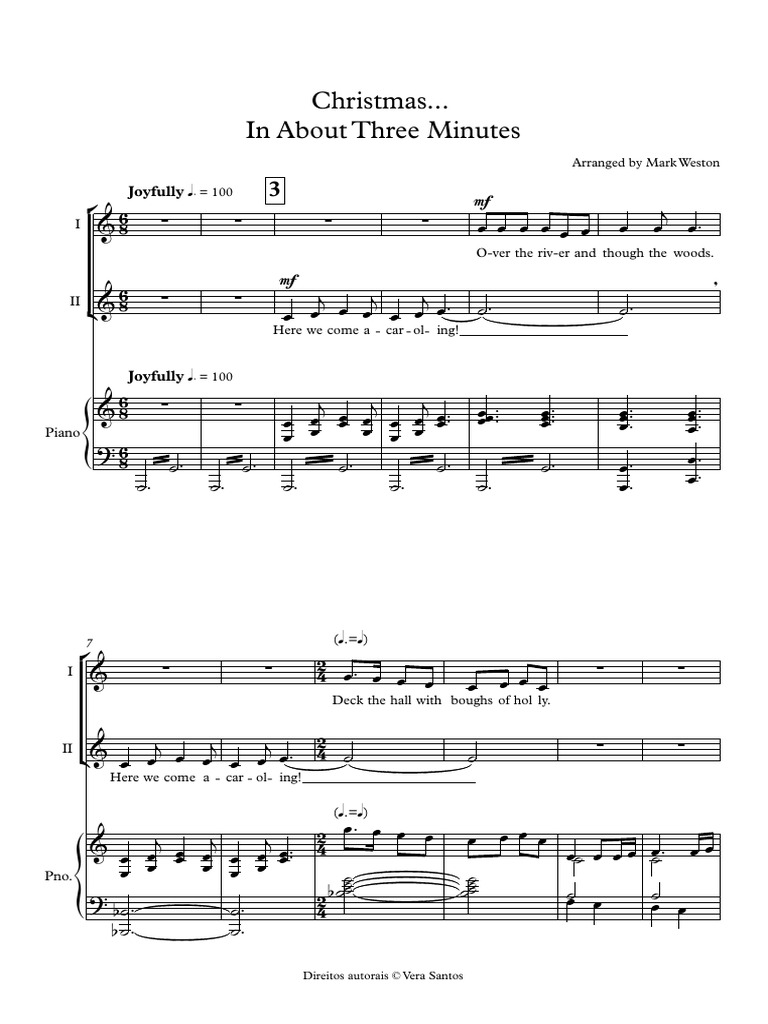Christmas in About Three Minutes | PDF