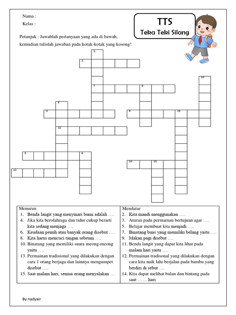 TTS Bahasa Indonesia Kelas 1 | PDF