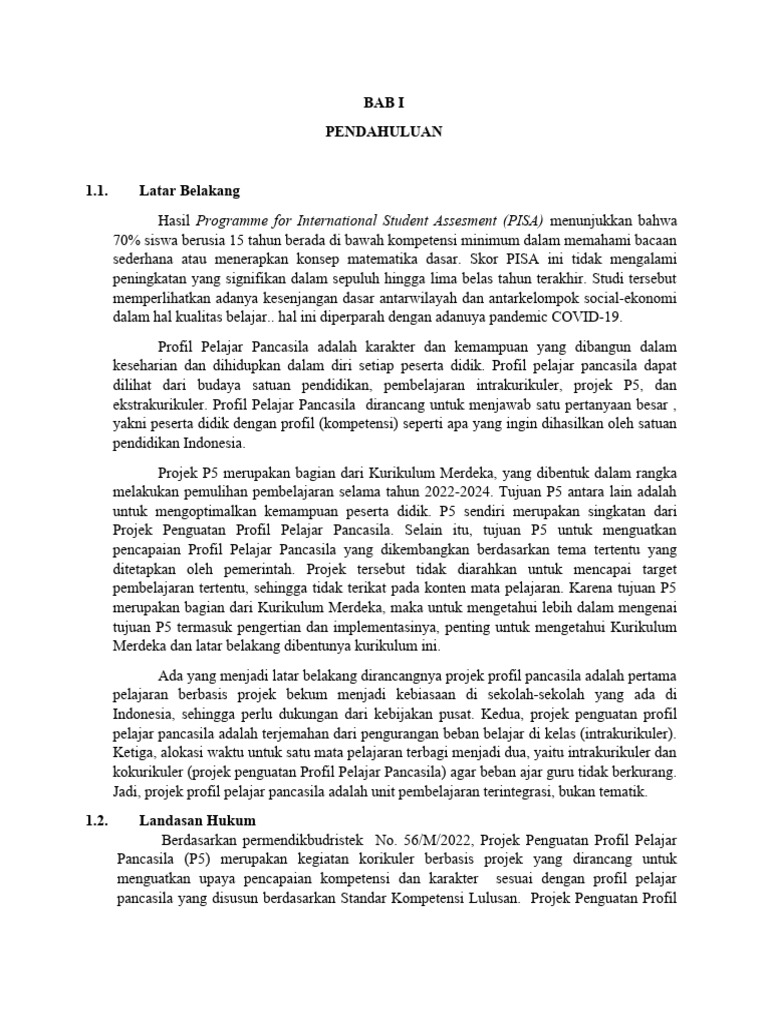 Program p5 Kepsek | PDF