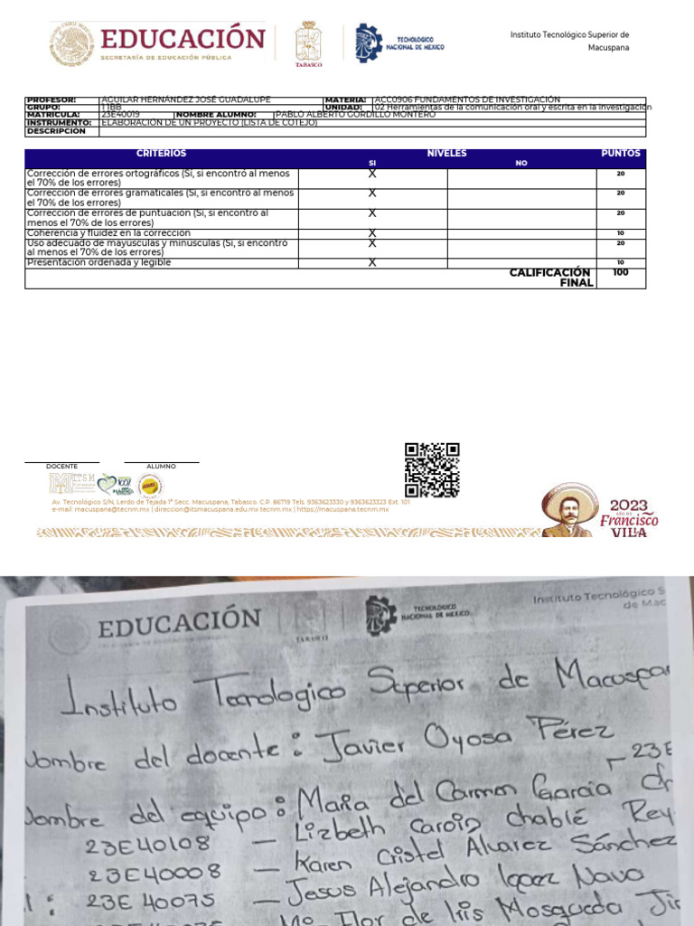 ACTIVIDADES DE FUNDAMENTOS DE INVESTIGACIÓN U2 - Compressed | PDF