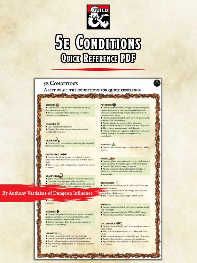 1453821-Guide 5e Conditions | PDF