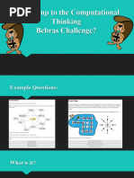 Bebras India Computational Thinking Challenge 2024 | PDF