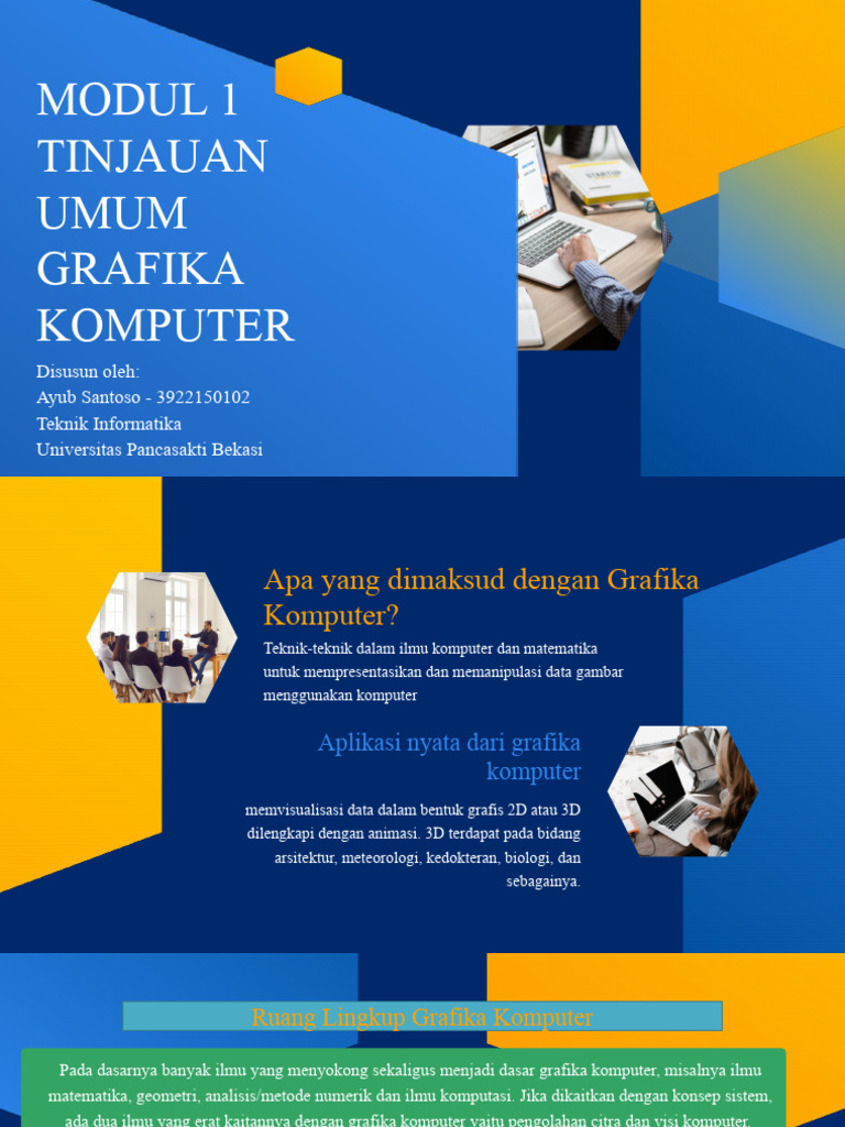 Modul 1 Tinjauan Umum Grafika Komputer | PDF