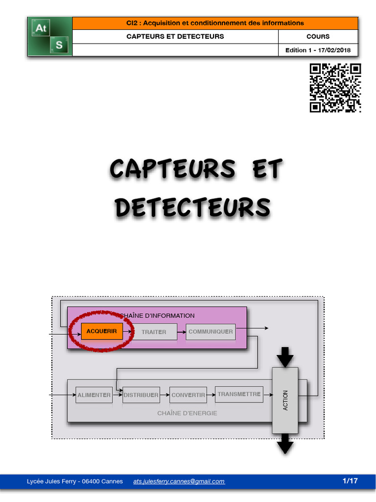 Capteurs | PDF