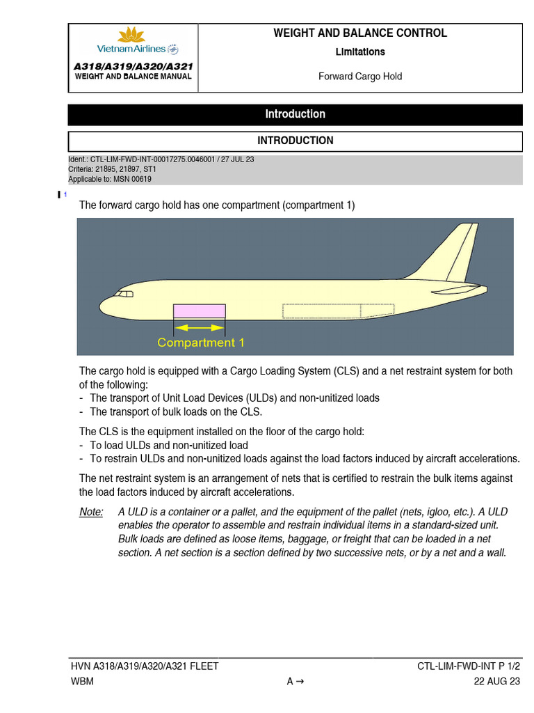 Aircraft Cargo Hold Guidelines | PDF | Technology & Engineering